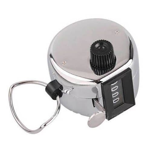 Manuell håndteller - 4-sifret med metallhus og nullstillingsfunksjon ...