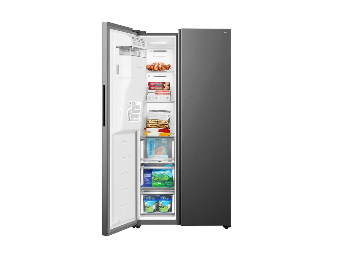 TCL Side-by-Side RC591SXE1NE (Rustfritt stål) - Elkjøp | Elkjøp