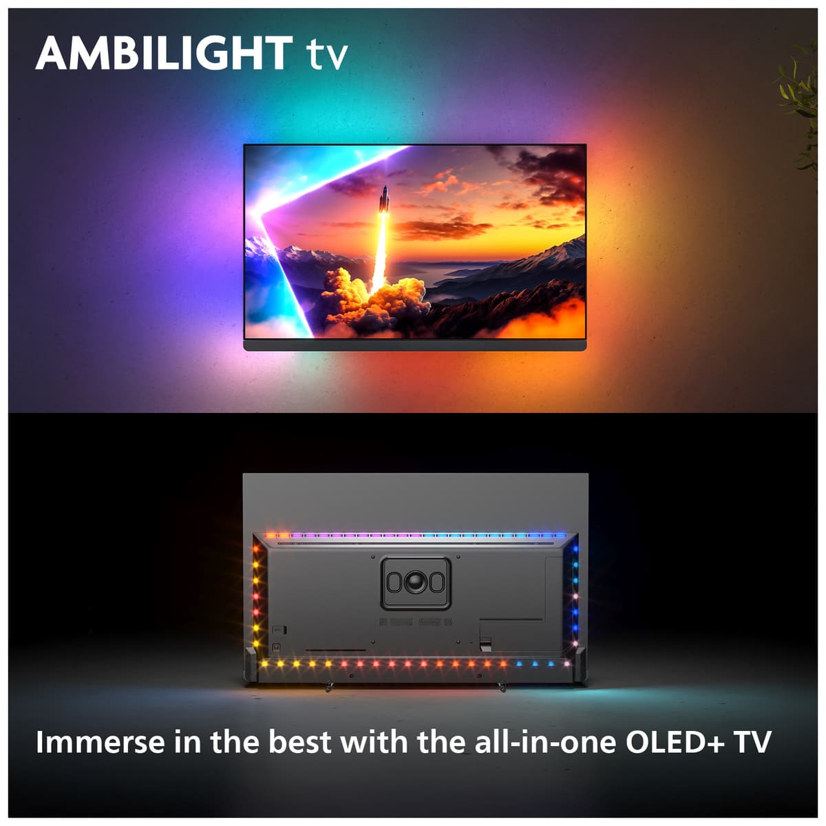 Philips 55” OLED910 4K OLED Smart TV (2025) | Elgiganten | Elgiganten