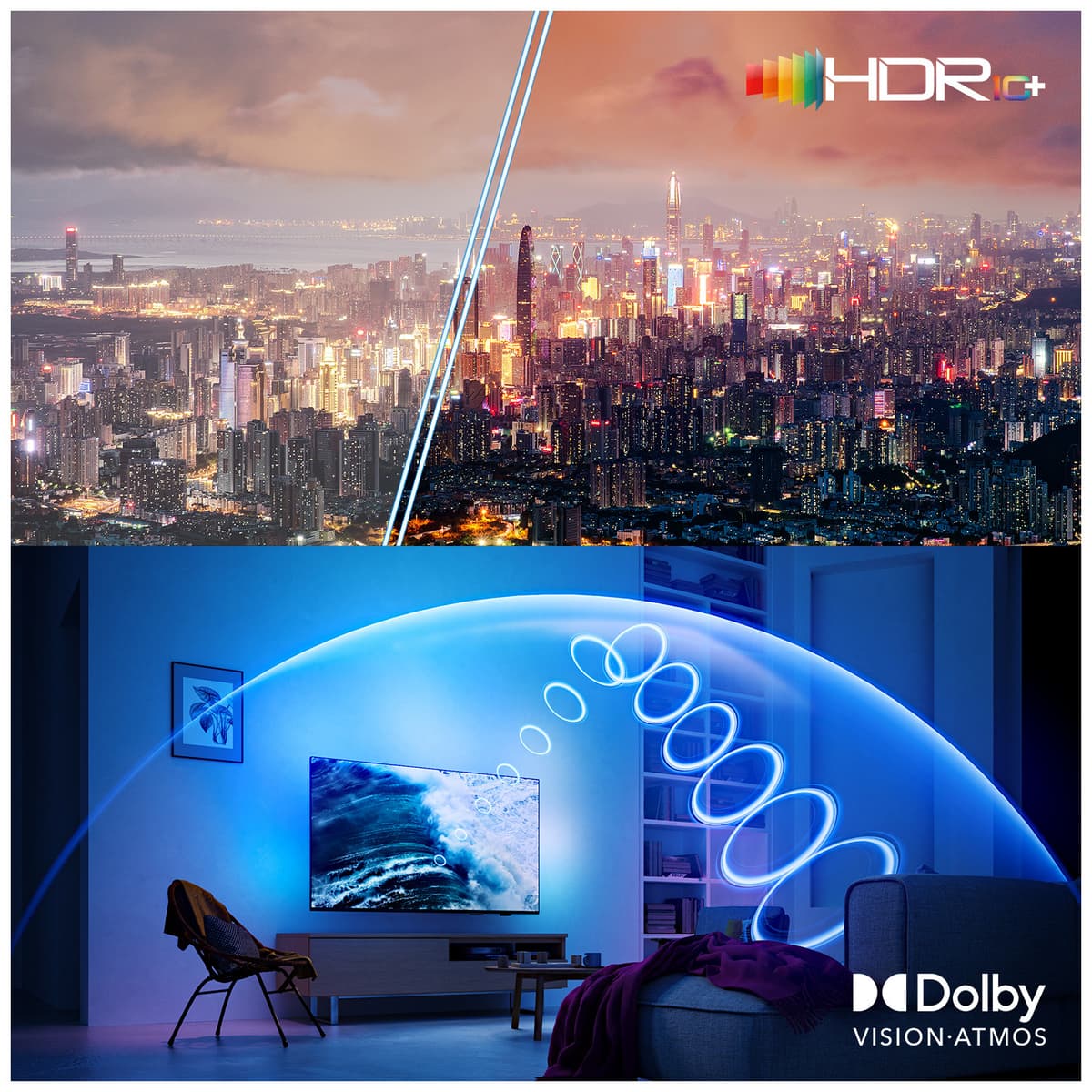 Philips 55” OLED910 4K OLED Smart-TV (2025) - Elkjøp | Elkjøp