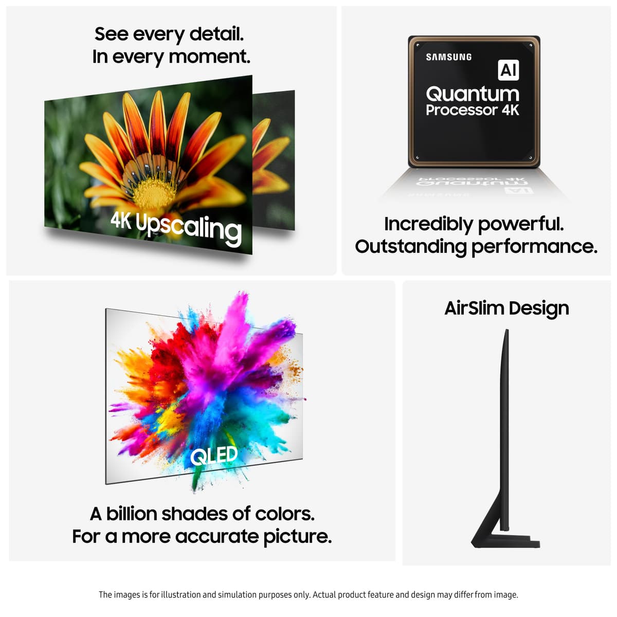 Samsung 50” Q8F 4K QLED Smart-TV (2025) - Elkjøp | Elkjøp