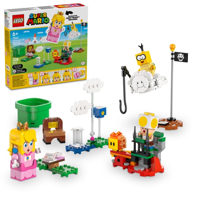 LEGO Super Mario På eventyr med interaktive LEGO Peach 71441 - Elkjøp ...