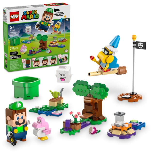 LEGO Super Mario På eventyr med interaktive LEGO Luigi 71440 - Elkjøp ...