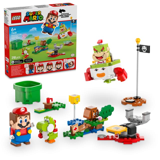 LEGO Super Mario På eventyr med interaktive LEGO Mario 71439 - Elkjøp ...