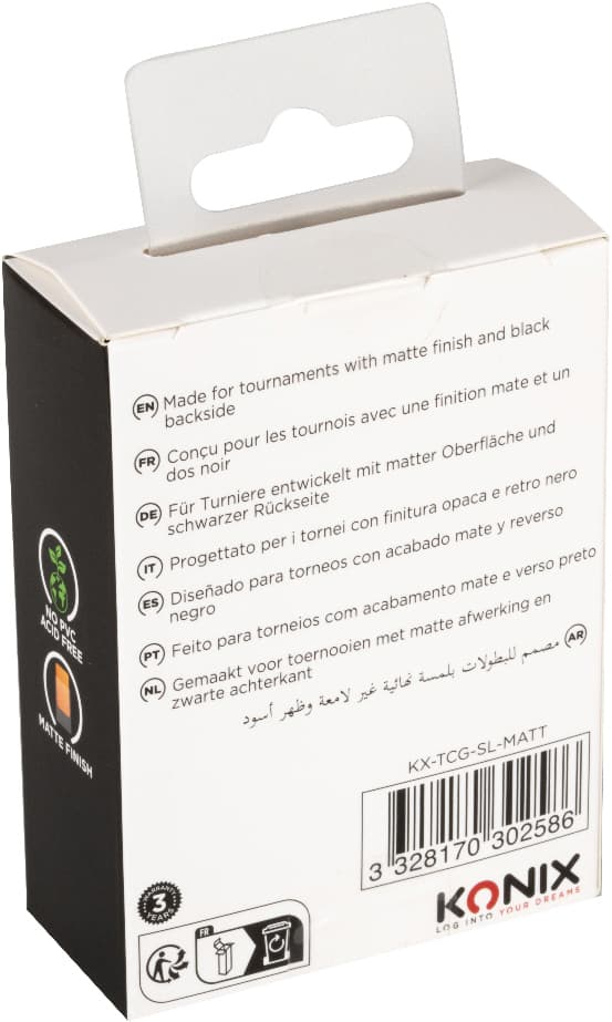 Konix Trading Card Game Matte kortlommer (100-pakning) - Elkjøp | Elkjøp