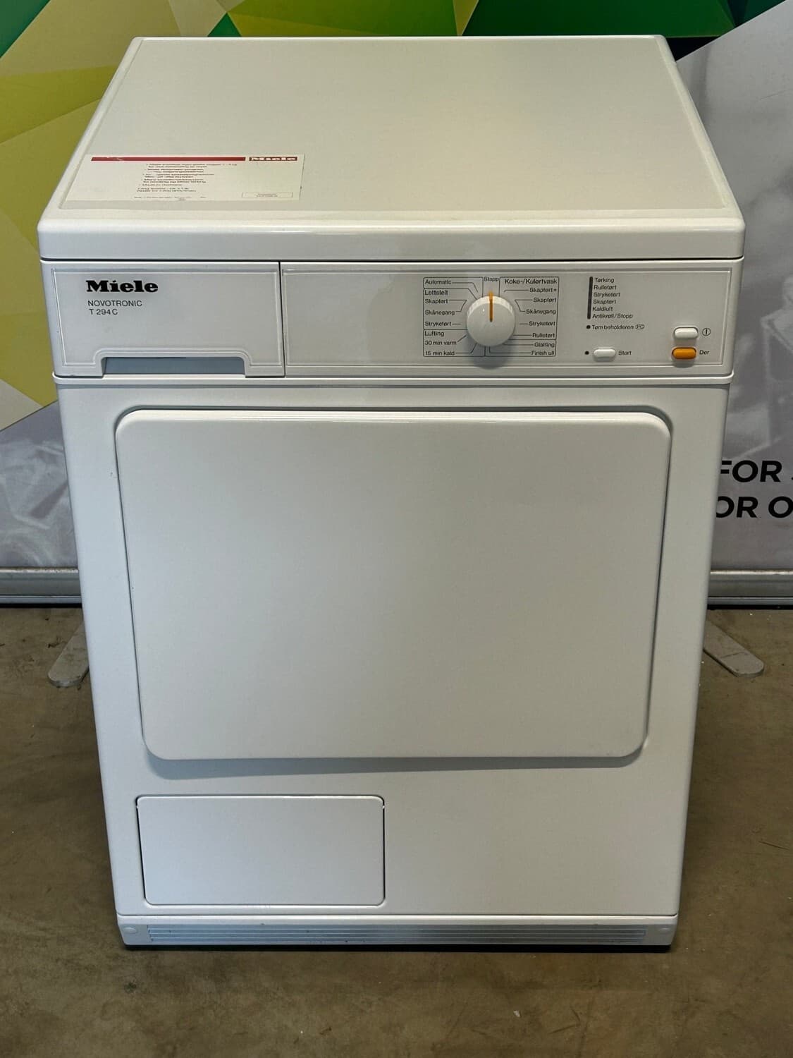 Miele T294C Novotronic - Tørketrommel - brukt - Elkjøp | Elkjøp