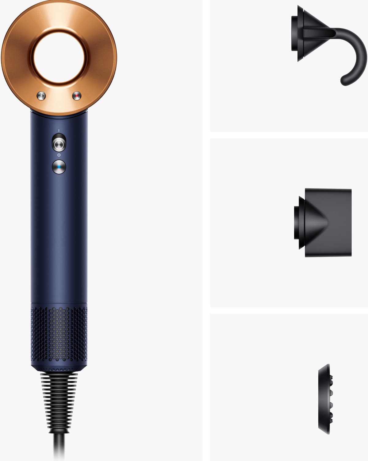 Dyson Supersonic hair dryer (Prussian blue/rich copper) - Elkjøp