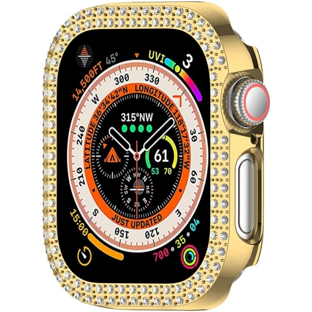 For A Watch Series 10 42mm Case Cover Frame Bling Rhinestone Decor ...