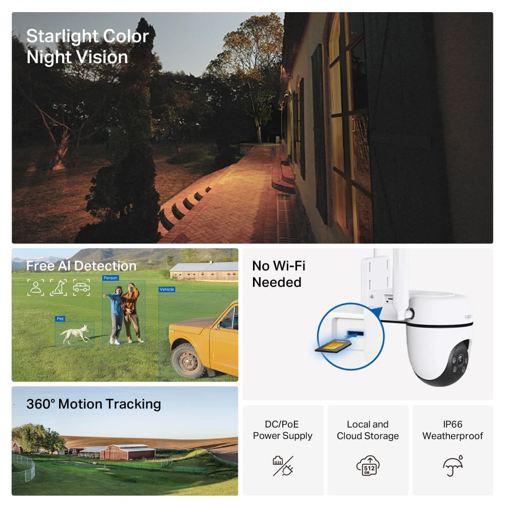 TP-Link Tapo C501GW 4G turvakamera - Gigantti verkkokauppa