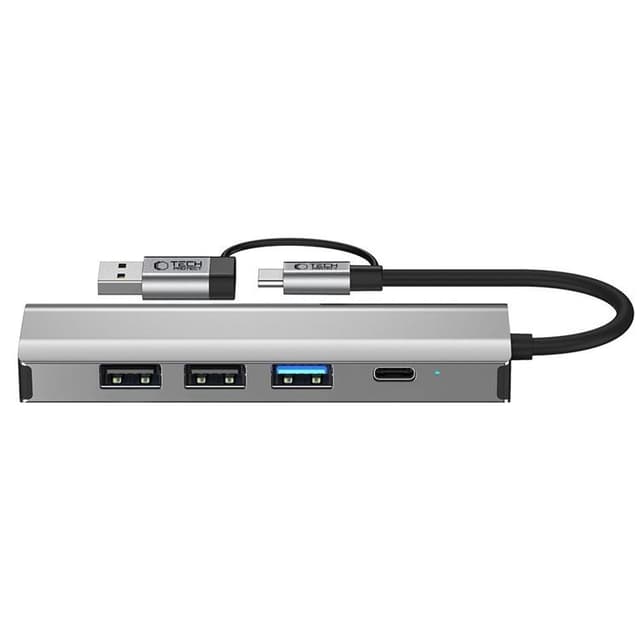 Tech-Protect HB03 5in1 Hub Adapter - Space Grå - Elgiganten