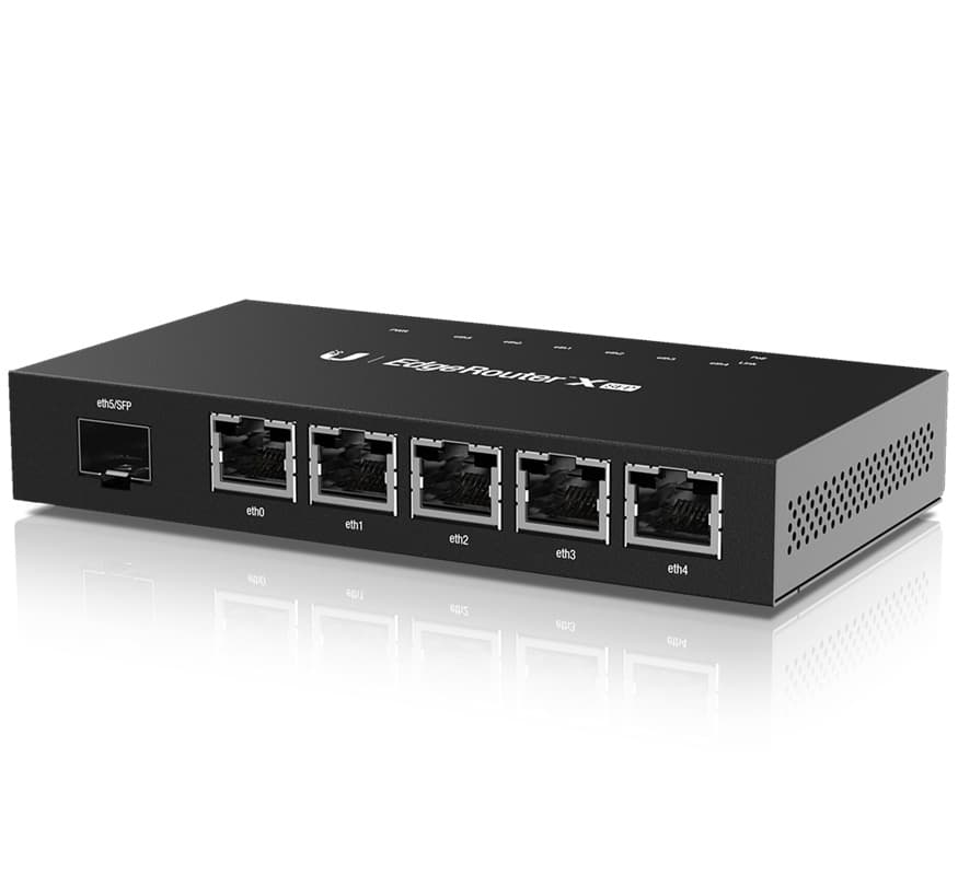 Ubiquiti EdgeRouter X, 5-porter, SFP, Gigabit, Passiv PoE, Svart ...