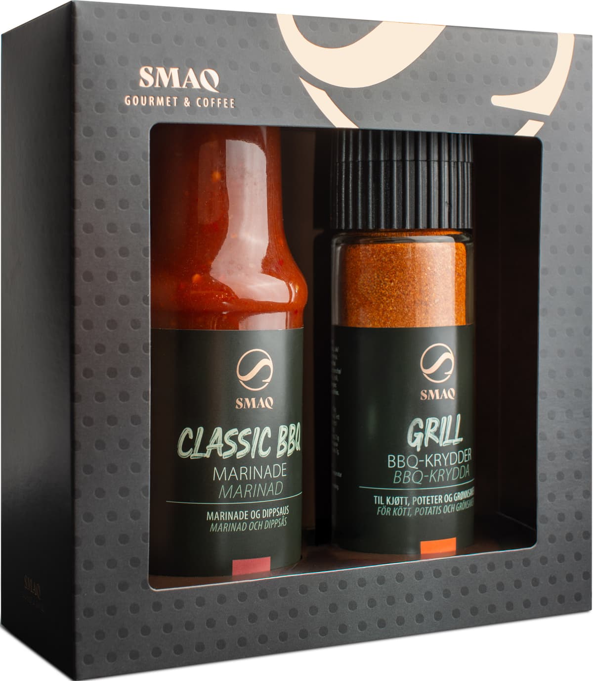 SMAQ BBQ gaveeske med marinade og krydder 8006 - Elkjøp | Elkjøp