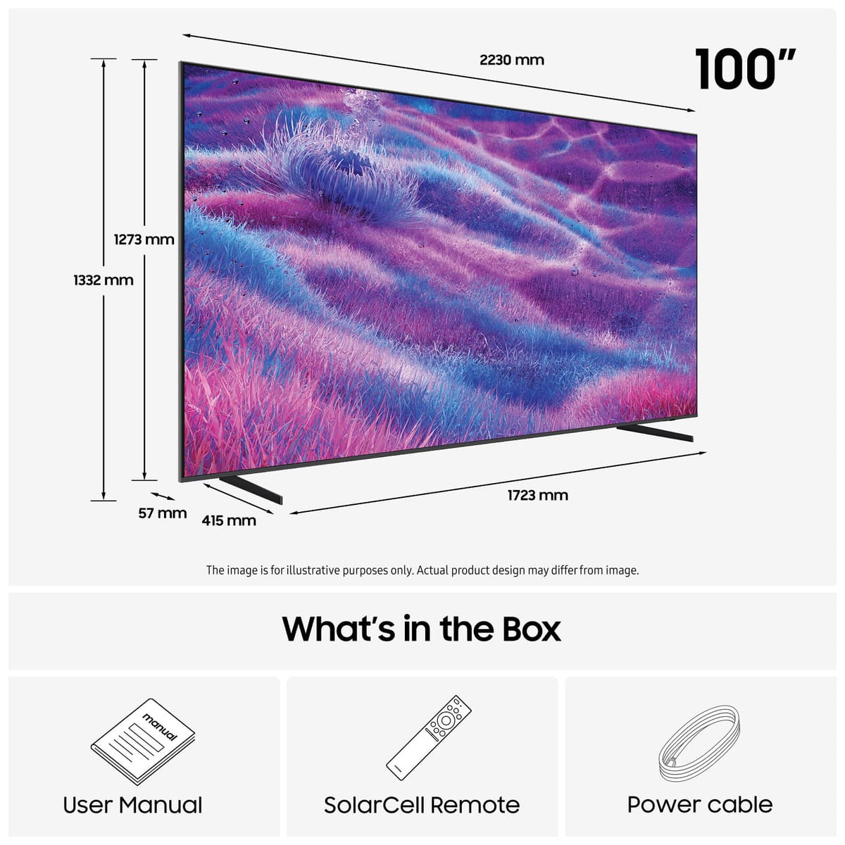 Samsung 100" QN80F 4K MiniLED Smart TV (2025) - Elgiganten - Elgiganten