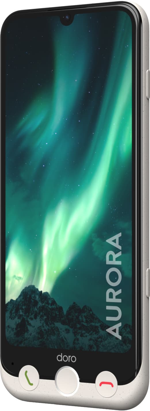 Doro Aurora A31 smartphone 6/128GB (benvit) - Elgiganten - Elgiganten