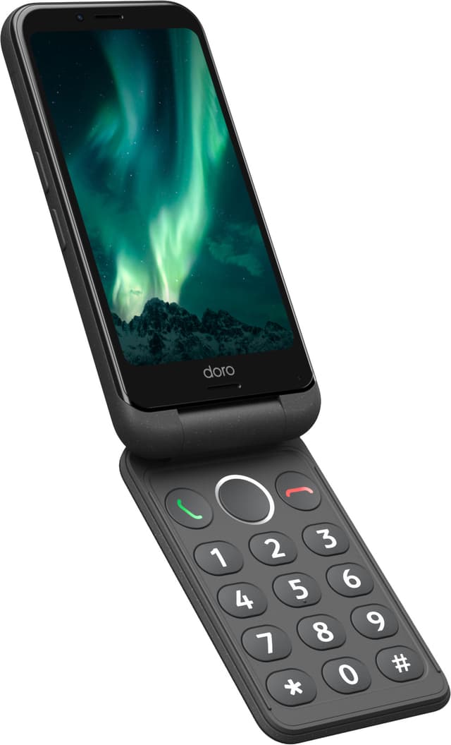 Doro Aurora A21 smartphone 4/64GB (Graphite) - Elkjøp | Elkjøp