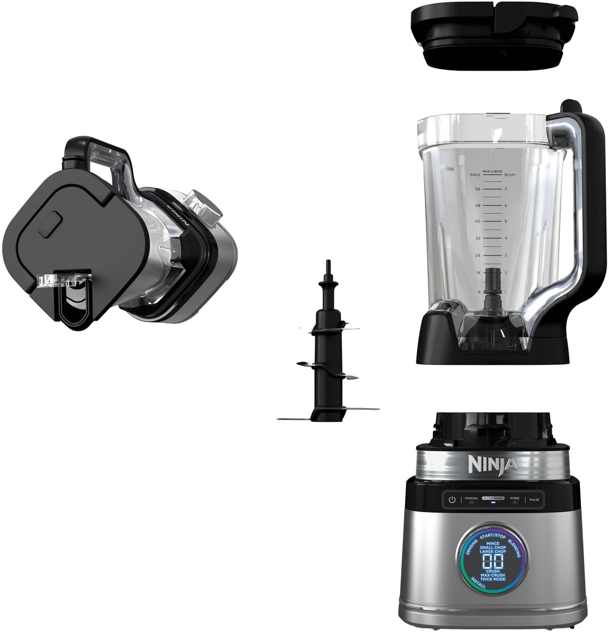 Ninja Detect Power Pro blender TB201EU (sølv/sort) - Elkjøp | Elkjøp