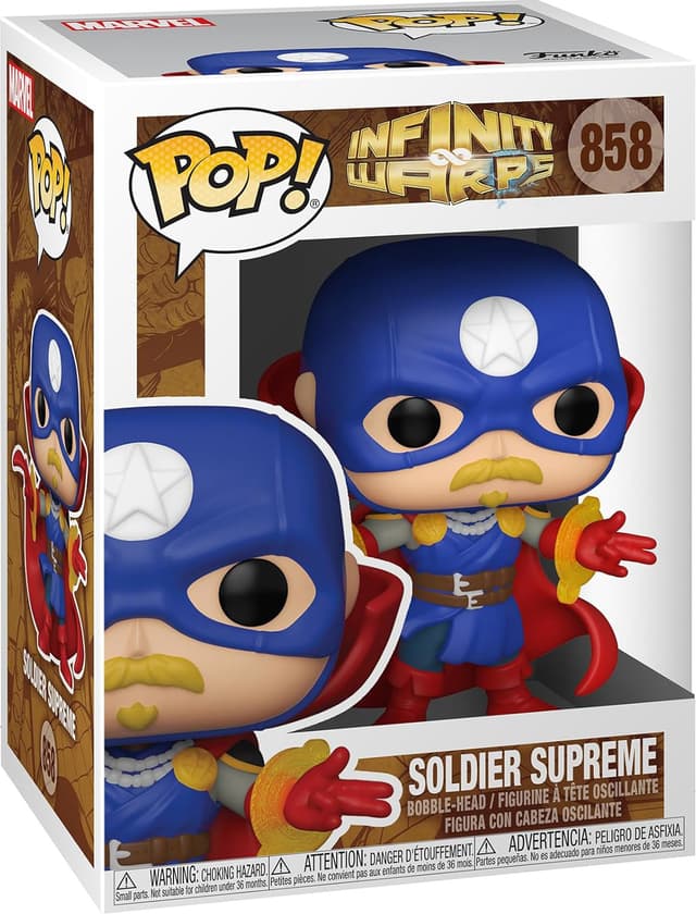 Funko! POP VINYL Marvel Infinity Warps Soldier Supreme - Elgiganten ...