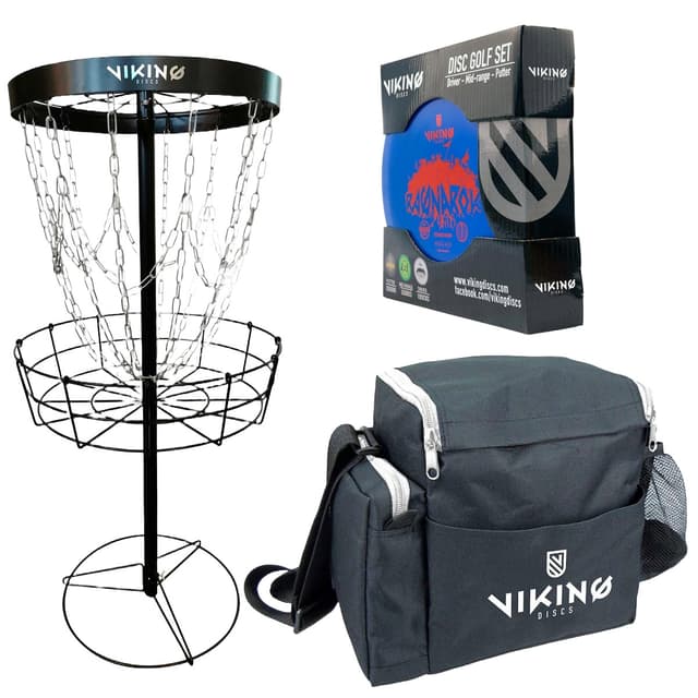 Viking Discs Oppdag Frisbeegolf Kurv Pakke - Elkjøp