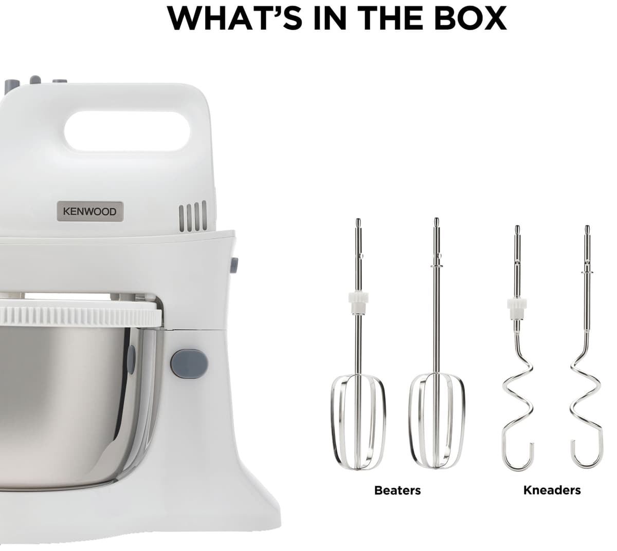 Kenwood Cheffette Lite håndmikser HMP34.A0WH (hvit) - Elkjøp