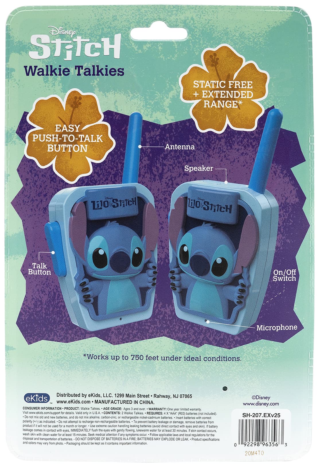 Fizz Creations Lilo and Stitch walkie-talkie (2-pk) - Elkjøp | Elkjøp