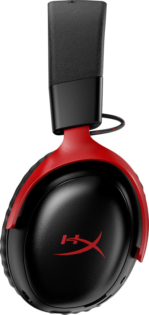 HyperX Cloud III S Wireless gaming headset (black/red) - Elkjøp