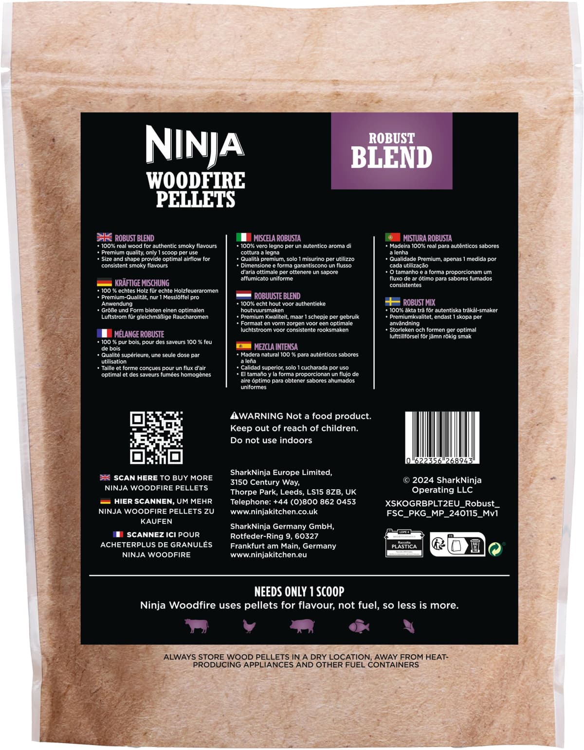 Ninja pelletit XSKOGRBPLT2EU - Gigantti verkkokauppa