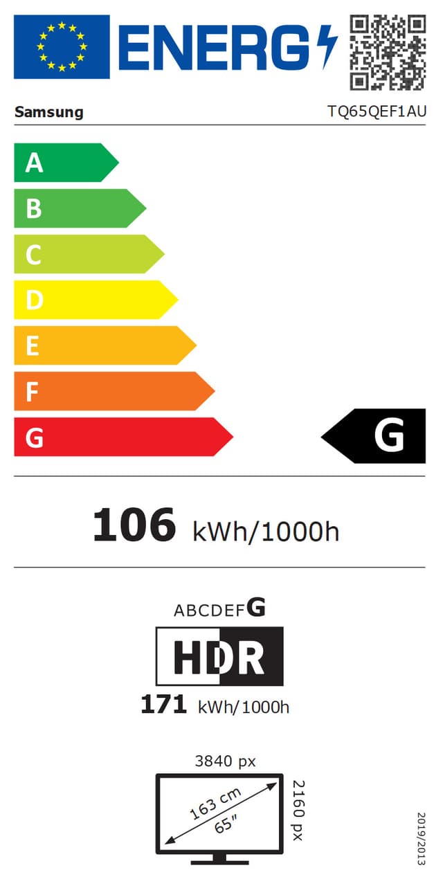 SAMSUNG TQ65QEF1AUXXC TV