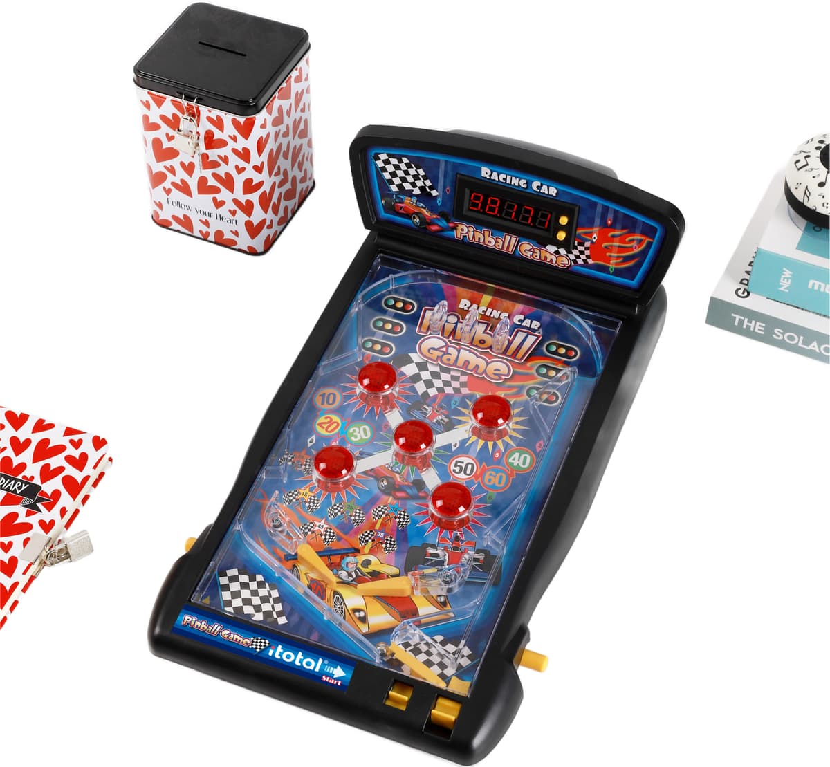 iTotal Racing Car themed mini PinBall - Elkjøp