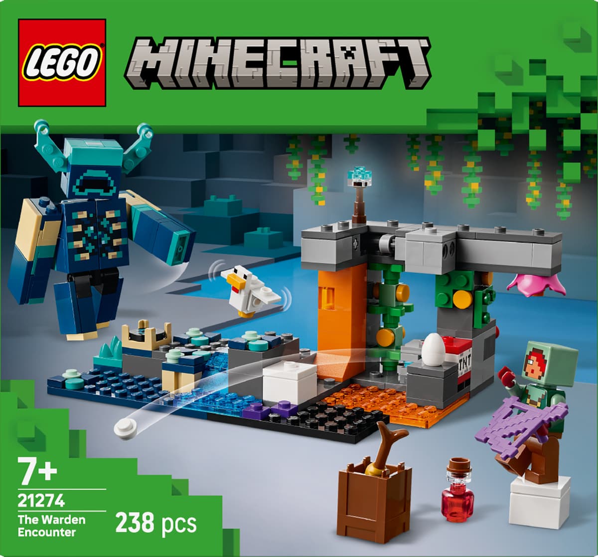 LEGO Minecraft Warden-mødet 21274 | Elgiganten