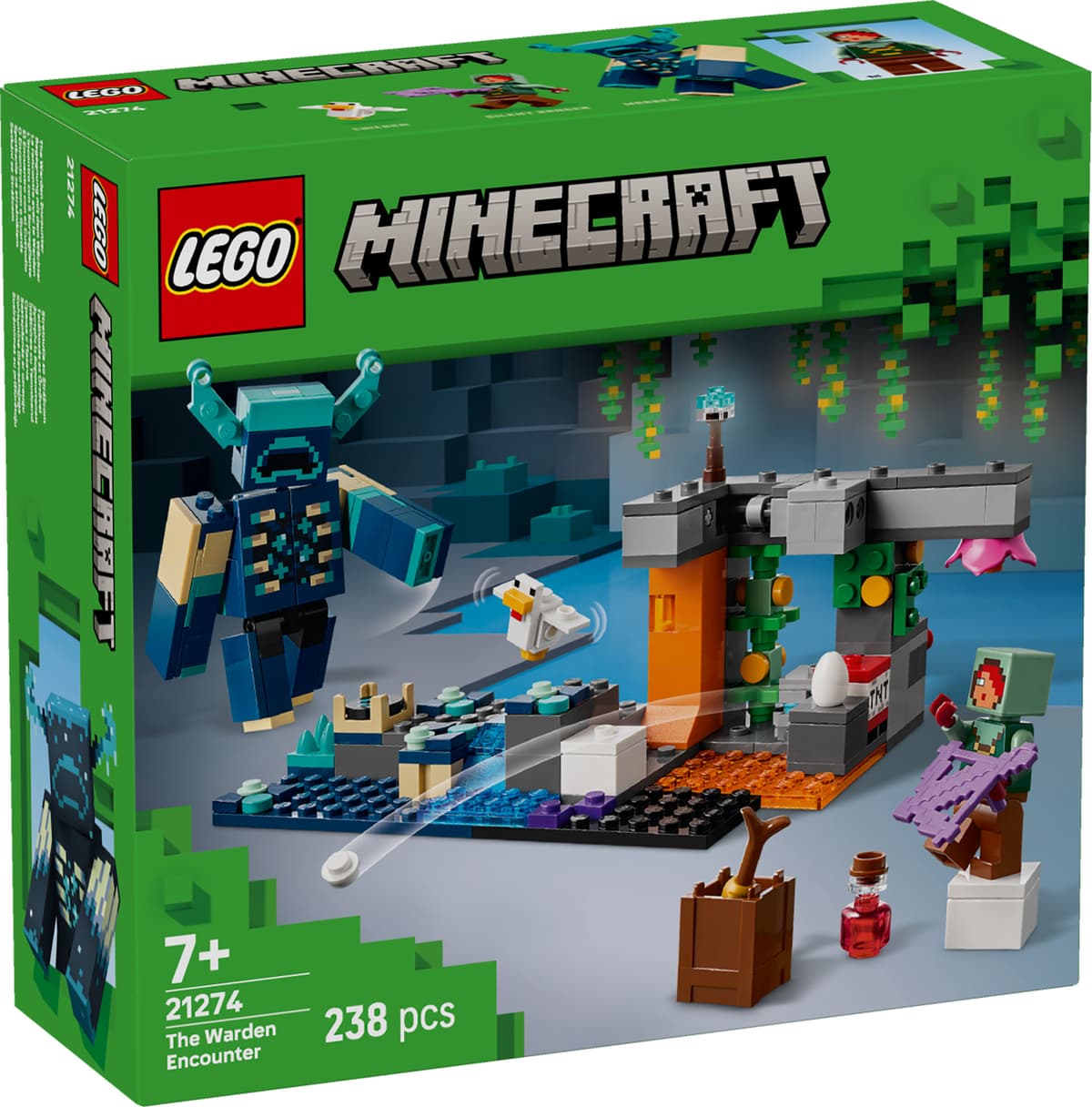 LEGO Minecraft Warden-mødet 21274 | Elgiganten