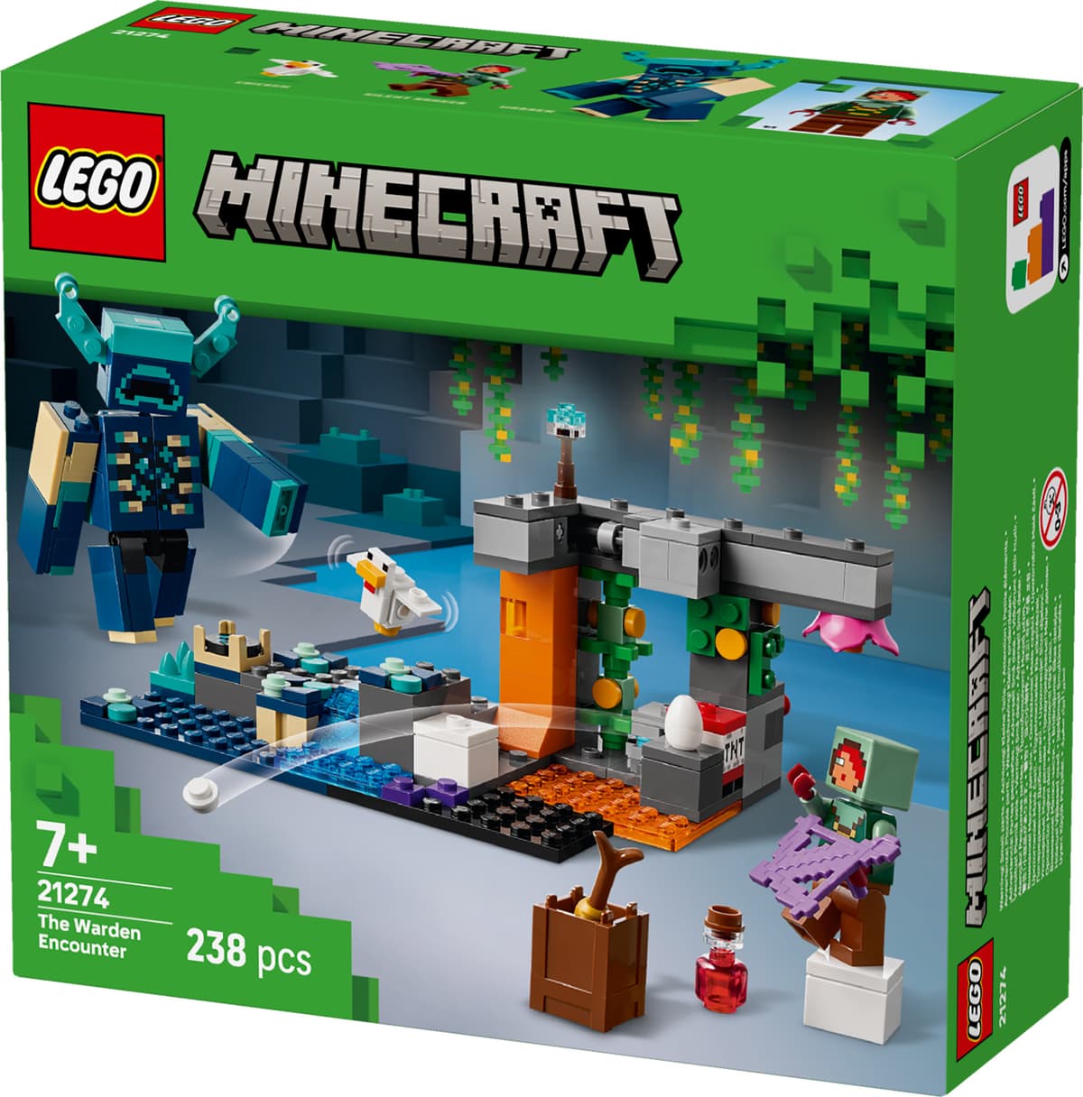 LEGO Minecraft Warden-mødet 21274 | Elgiganten