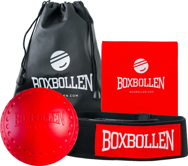 Boxbollen Complete Set hälsoutrustning (röd) - Elgiganten - Elgiganten
