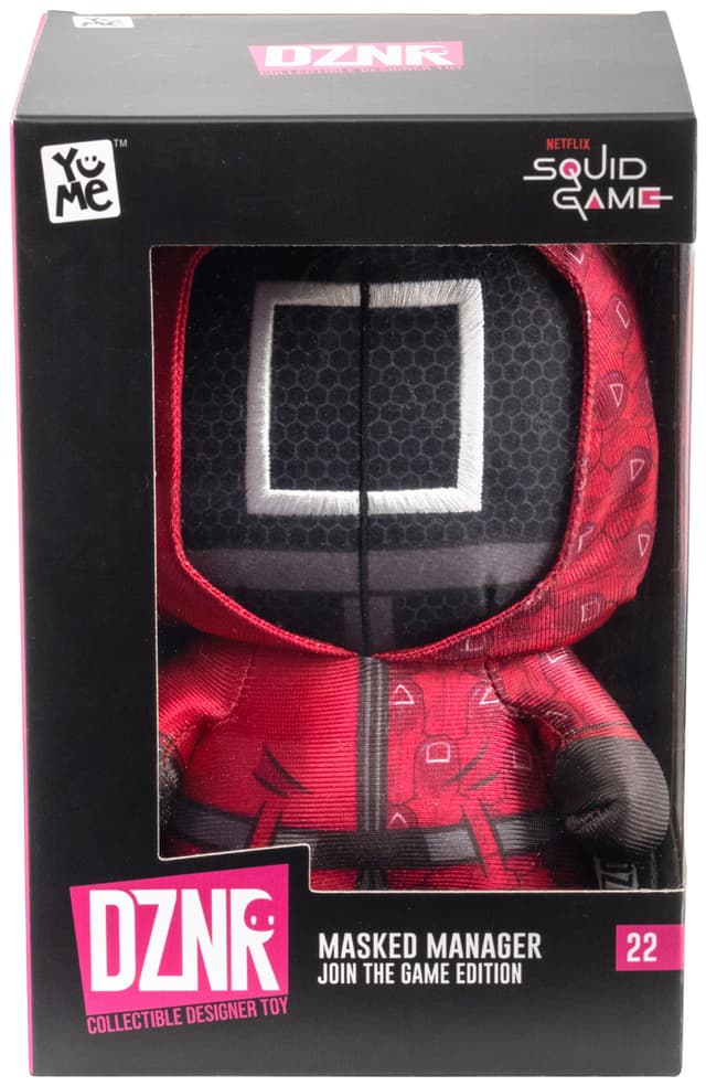 YuMe DZNR Join the Game Squid Game plyschleksak (Masked Manager ...
