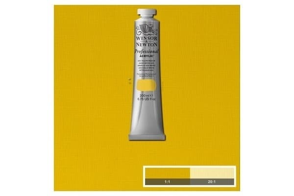 Prof Acrylic 200ML AZO YELLOW MEDIUM 019 - Elkjøp