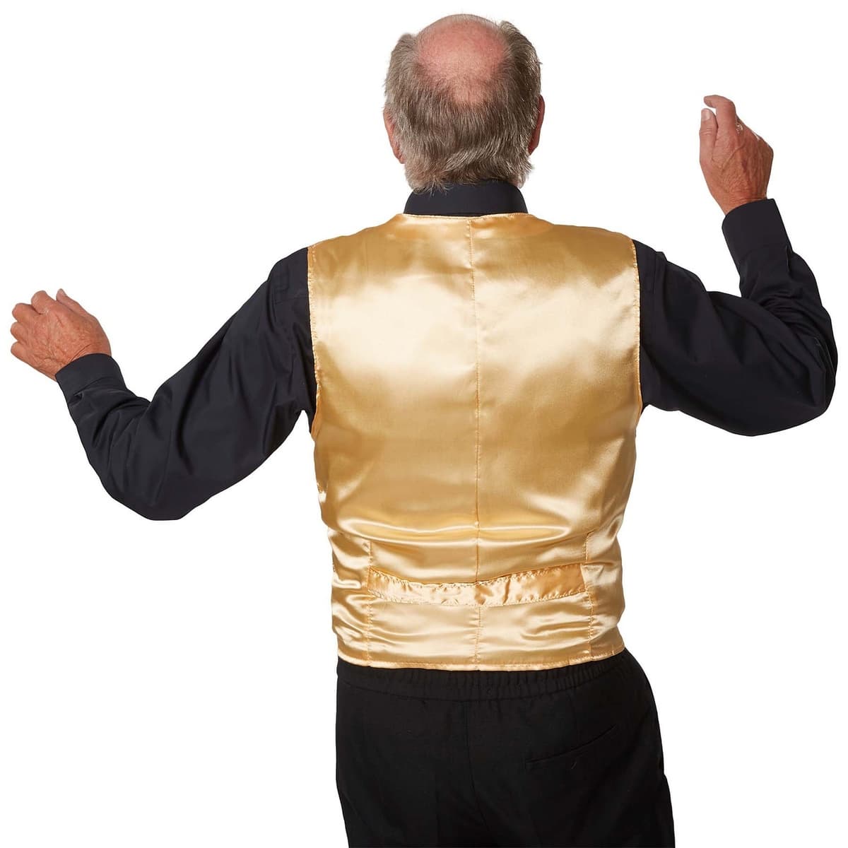 Paillet vest herrer - guld,S | Elgiganten | Elgiganten