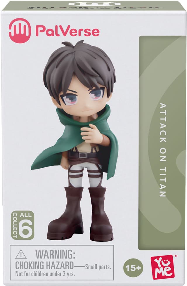 YuMe Attack on Titan figuuri sokkopakkauksessa - Gigantti
