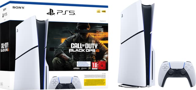 PlayStation 5 Slim Disc Edition spillekonsol (CoD Black Ops 6-bundle ...