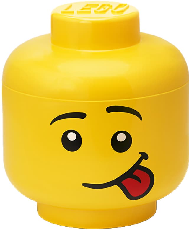 LEGO mini opbevaringskasse (Fjollede Hoved) | Elgiganten | Elgiganten