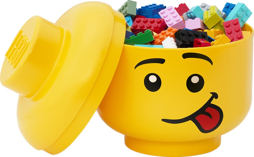 LEGO lille opbevaringskasse (Silly Head) | Elgiganten | Elgiganten
