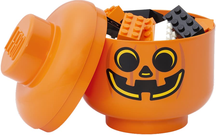 LEGO mini opbevaringskasse (græskarhoved) | Elgiganten | Elgiganten