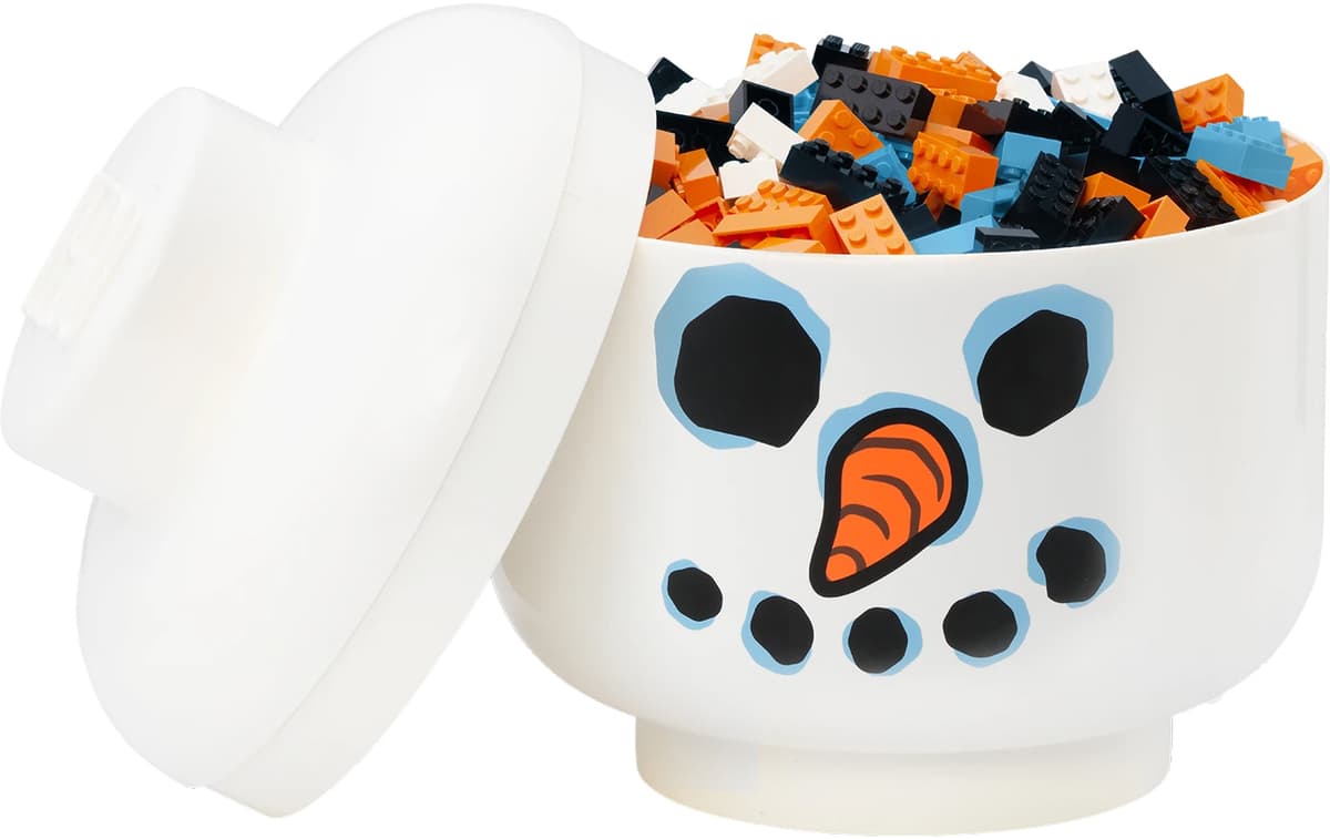 LEGO stor förvaringslåda (Snowman Head) - Elgiganten