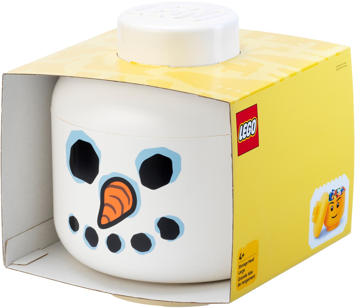 LEGO stor förvaringslåda (Snowman Head) - Elgiganten