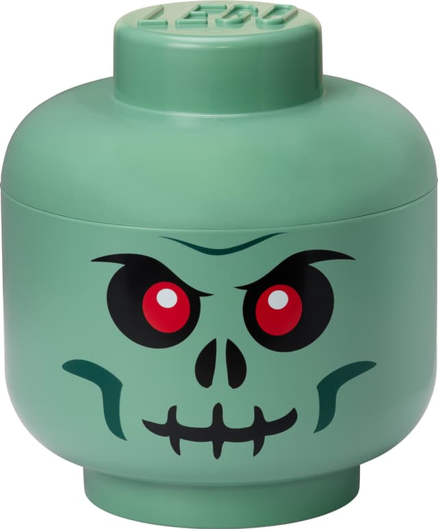 LEGO stor förvaringslåda (Green Skeleton Head) - Elgiganten - Elgiganten