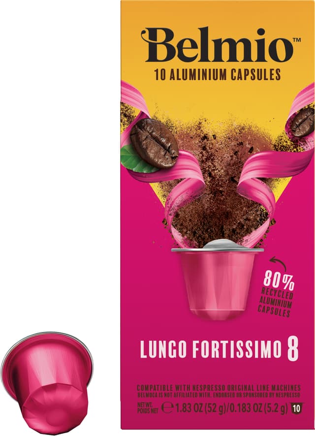 Belmio Lungo Fortissimo kaffekapslar för Nespresso (10-pack) - Elgiganten