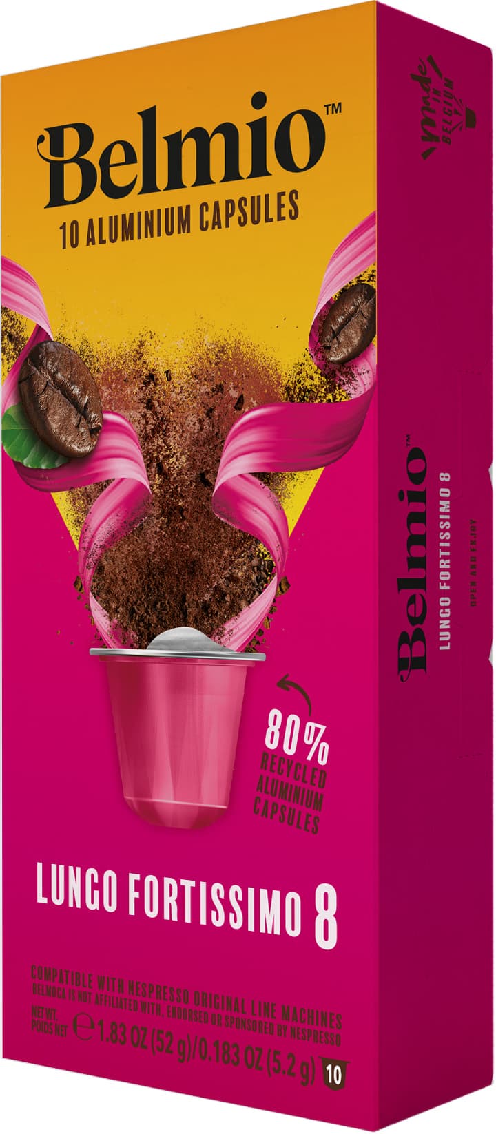 Belmio Lungo Fortissimo kaffekapsler for Nespresso (10 pakning) - Elkjøp