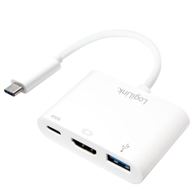 LogiLink USB-C -> HDMI + USB-C + USB - Elkjøp | Elkjøp