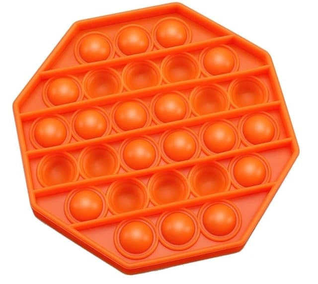 Fidget toy/Pop it toy, Orange - Elkjøp