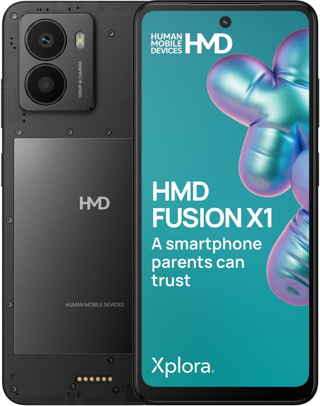 HMD Fusion X1 smartphone 6/128GB (sort) | Elgiganten