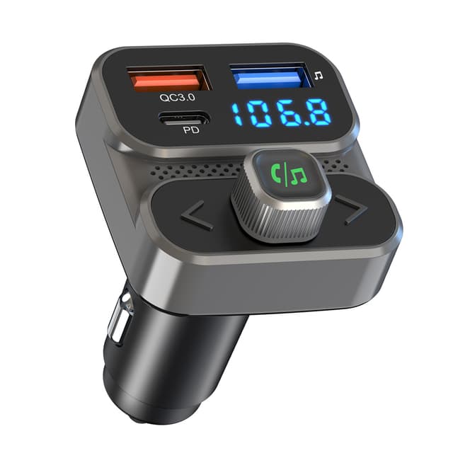 Bil Audio Transmitter - Bluetooth, FM Audio Transmission | Elgiganten