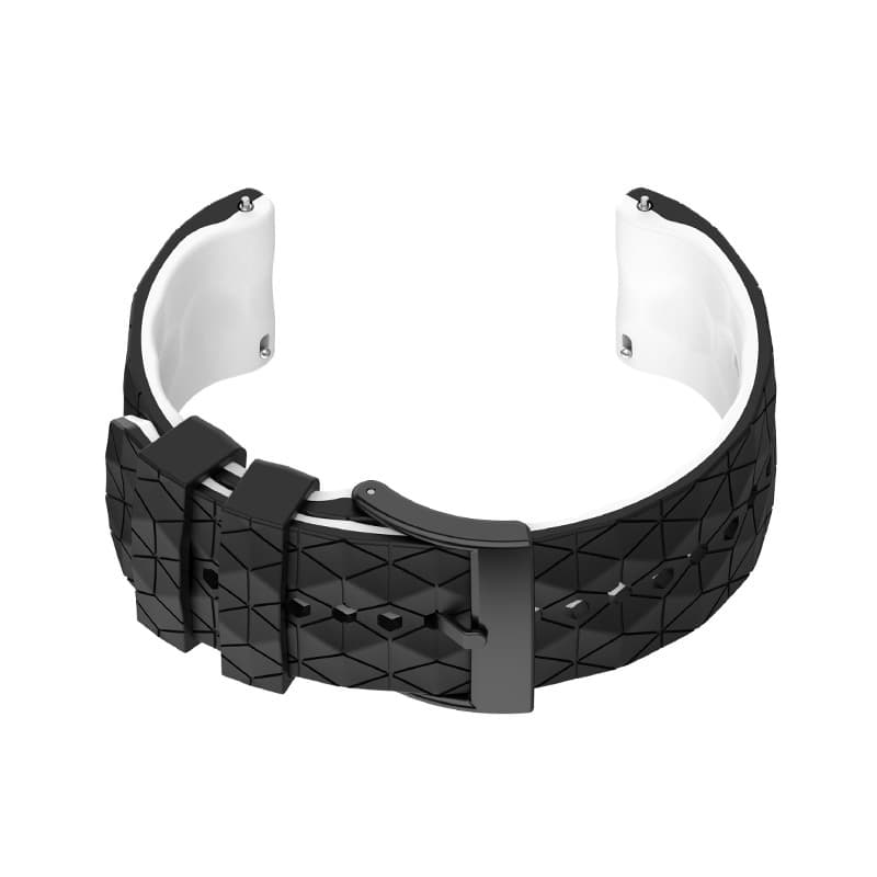 Silikonarmband för Suunto 9 & 7 Svart + Vit - Elgiganten - Elgiganten